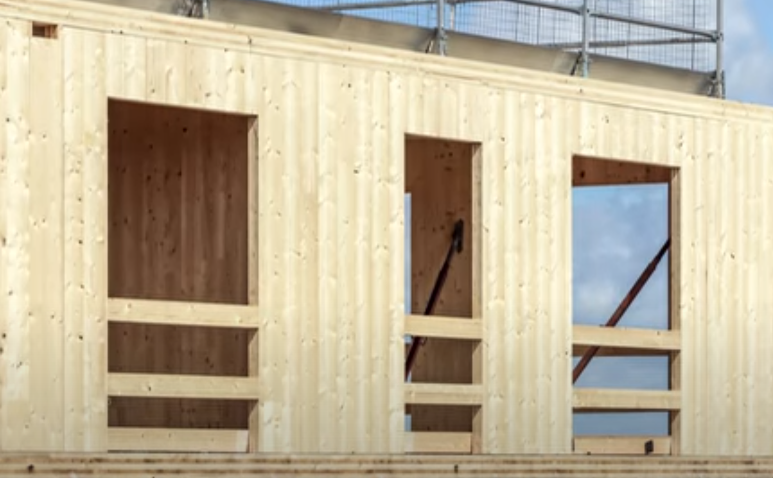 CLT Timber finishing. - Lamella MMC